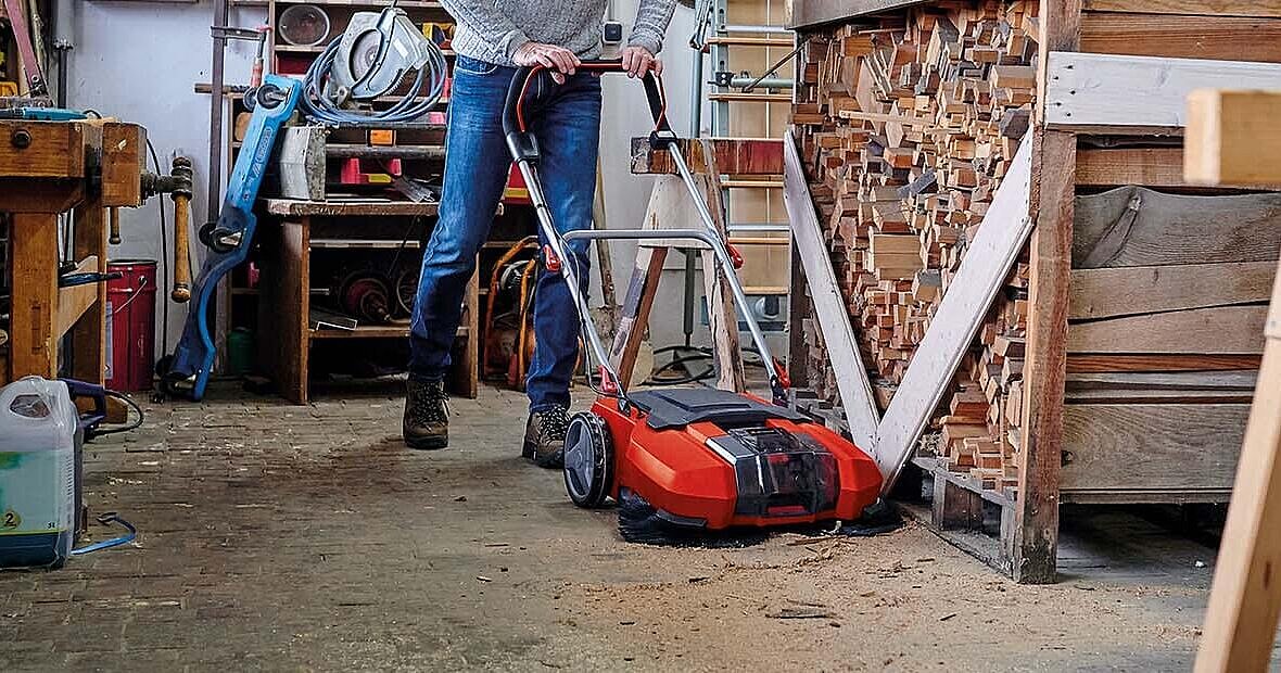 Cleaning & maintenance tips for the Einhell cordless push sweeper ...